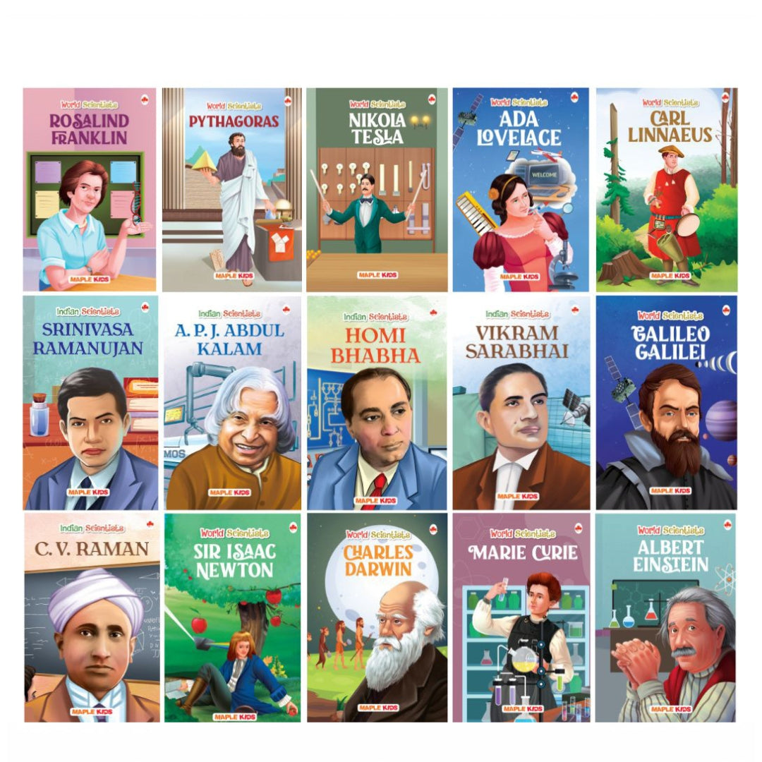Scientists (Set of 15 Books) — Maple Press