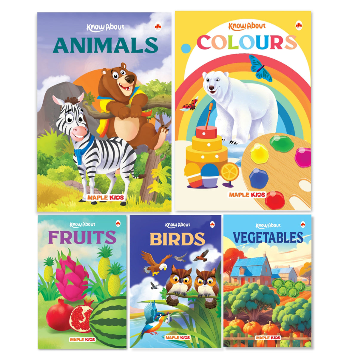 My First Books for Kids (Illustrated) (Set of 5 books) - Vegetables, F ...