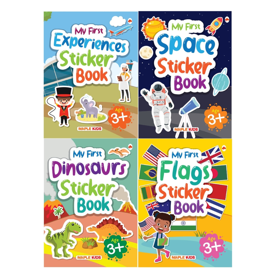 Sticker Books (Set of 4 Books) — Maple Press
