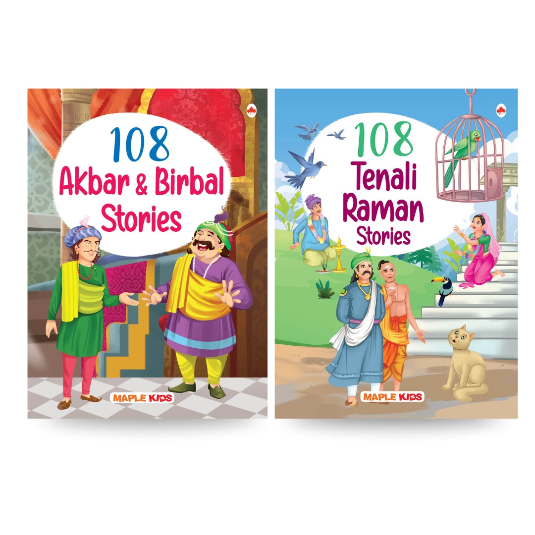 Story Books for Kids - 200+ Stories (Set of 2 Books) - Akbar & Birbal ...