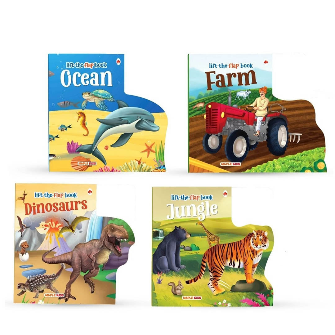 Flap Books for Kids (Set of 4 Flap Books) — Maple Press