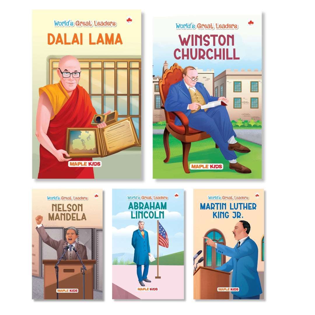 World's Great Leaders (Set of 5 books) — Maple Press