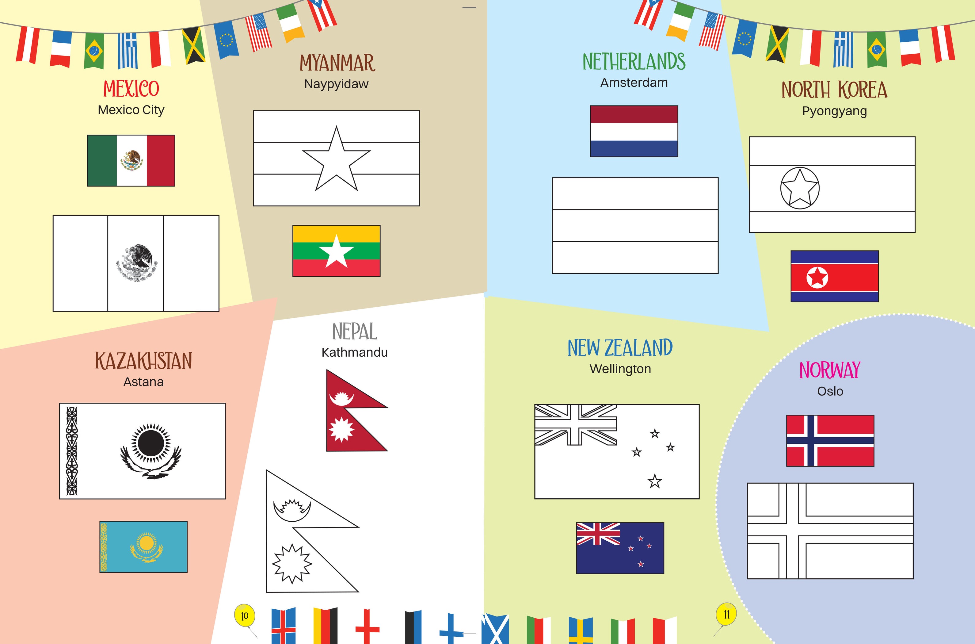 My First Sticker Book - Flags — Maple Press