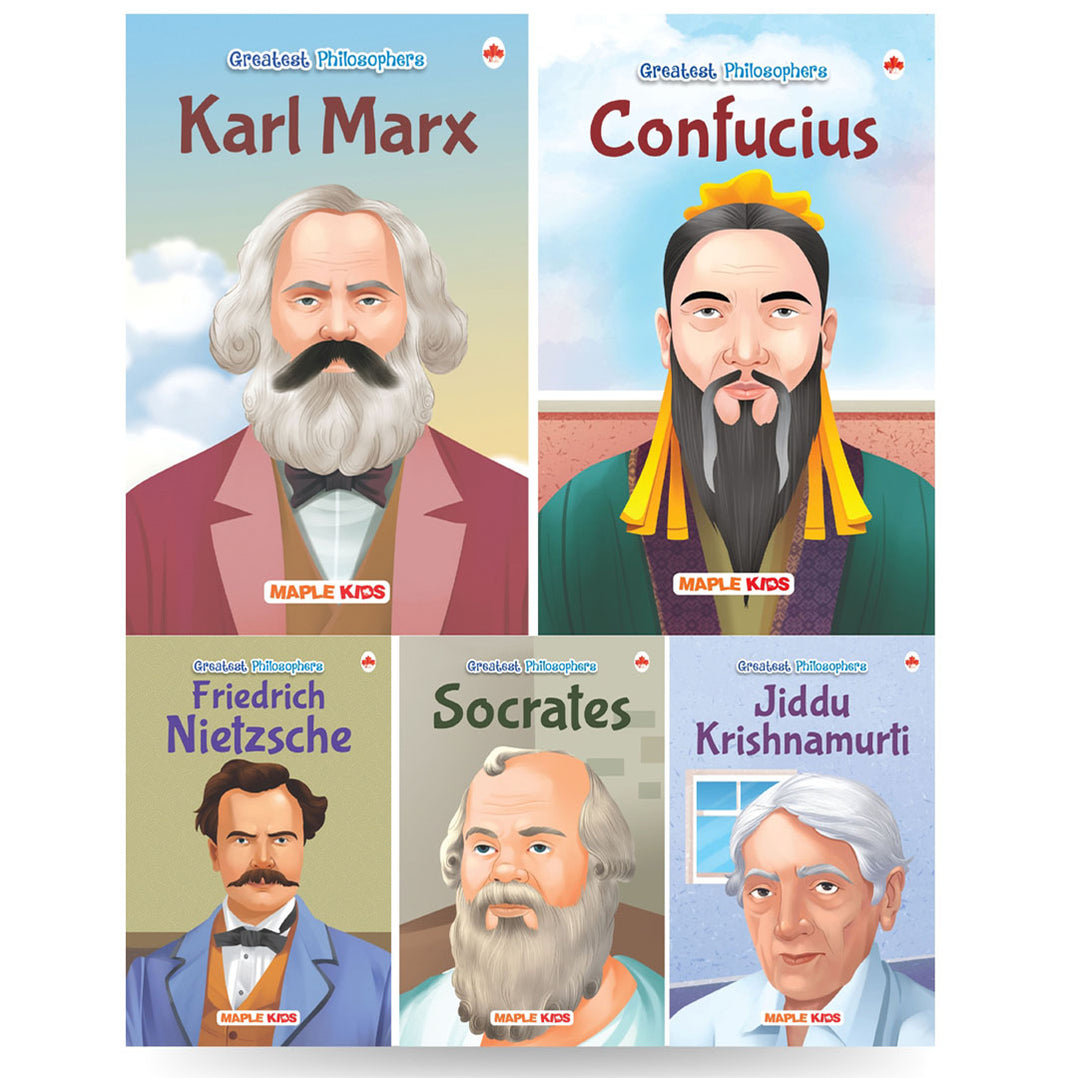 Story Books for Kids - Philosophers (Set of 5 Books) — Maple Press