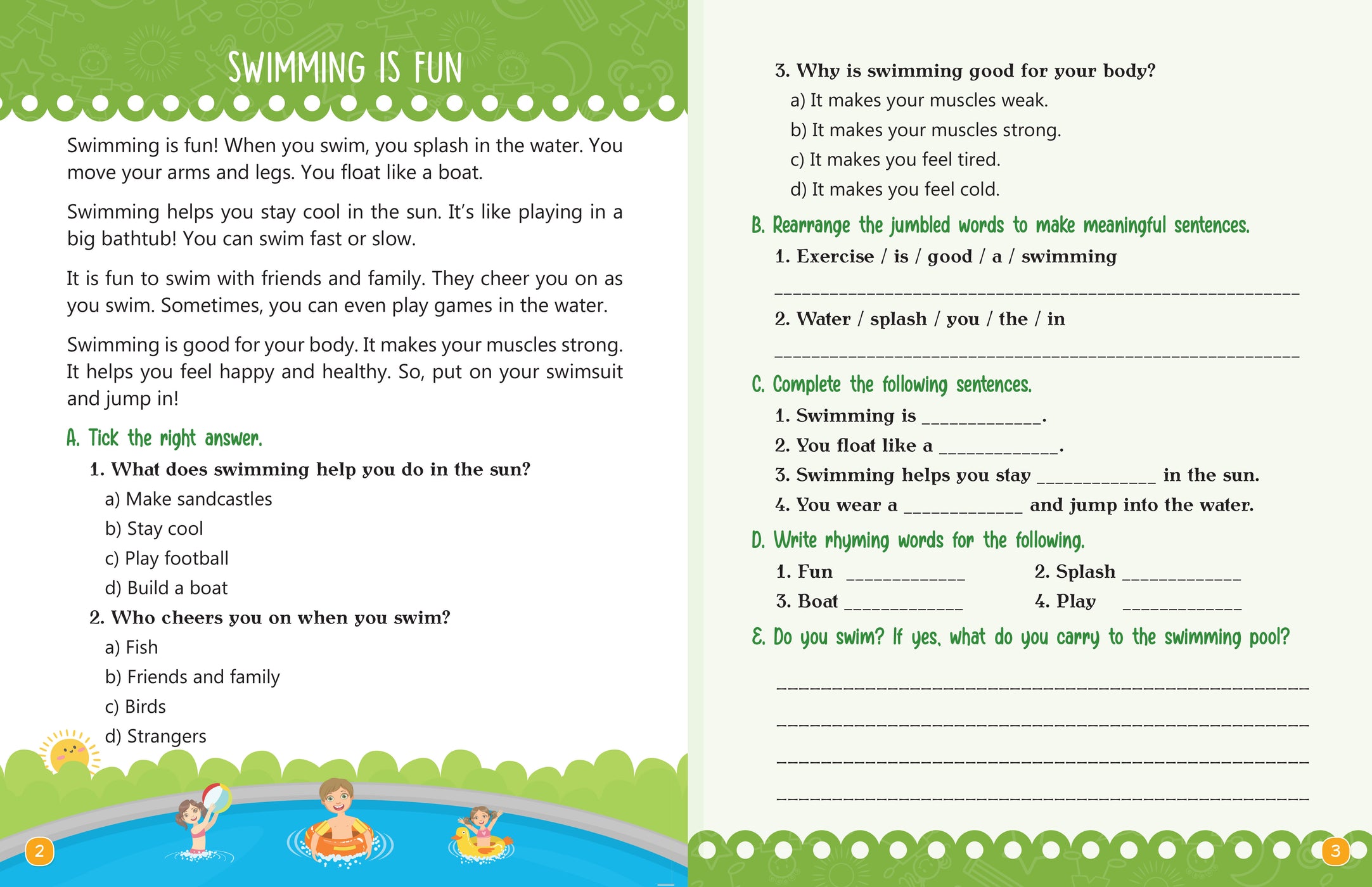 Reading Comprehension Activity Book for Kids — Maple Press