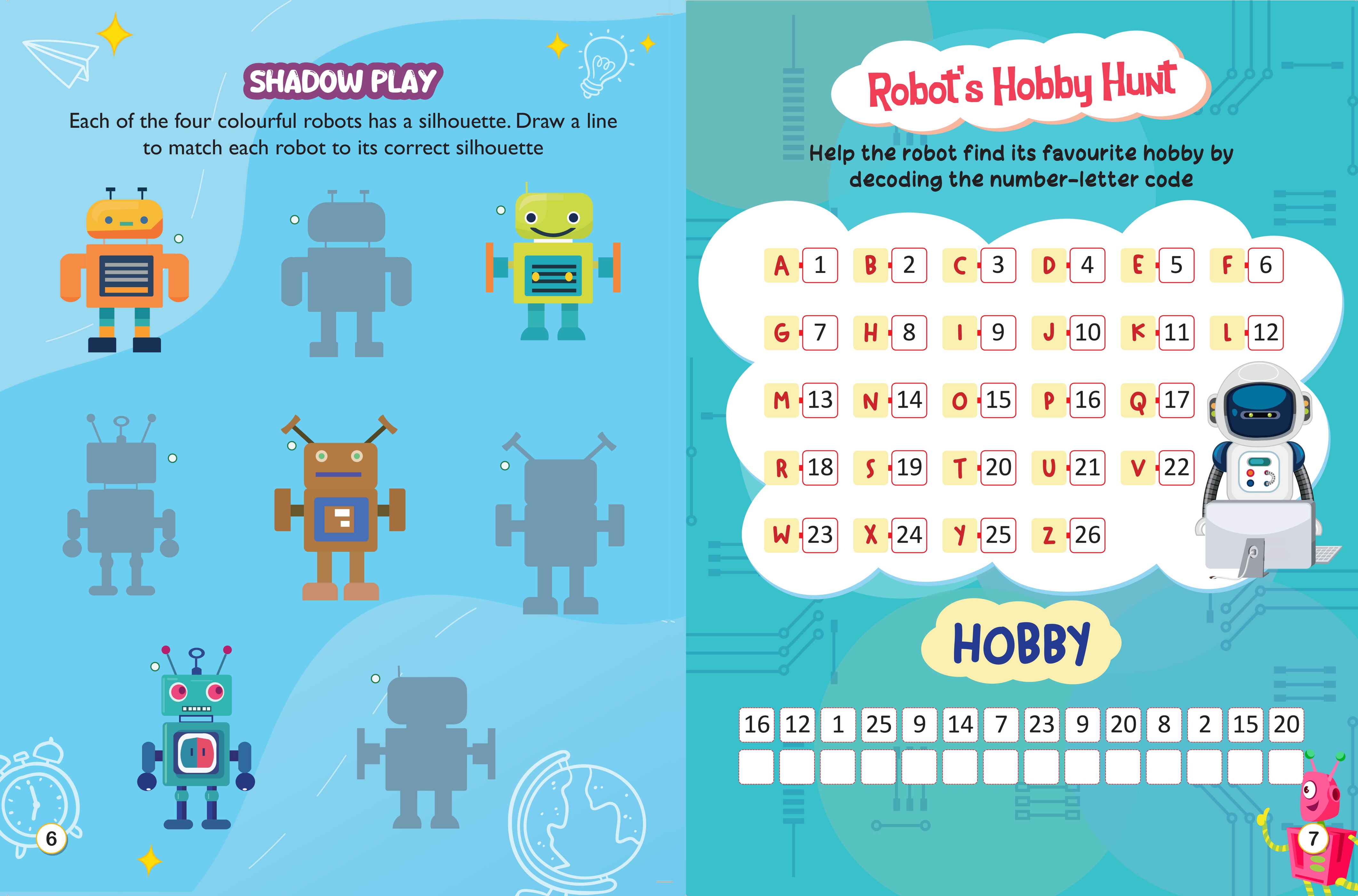 Activity Book for Kids - Robotics — Maple Press