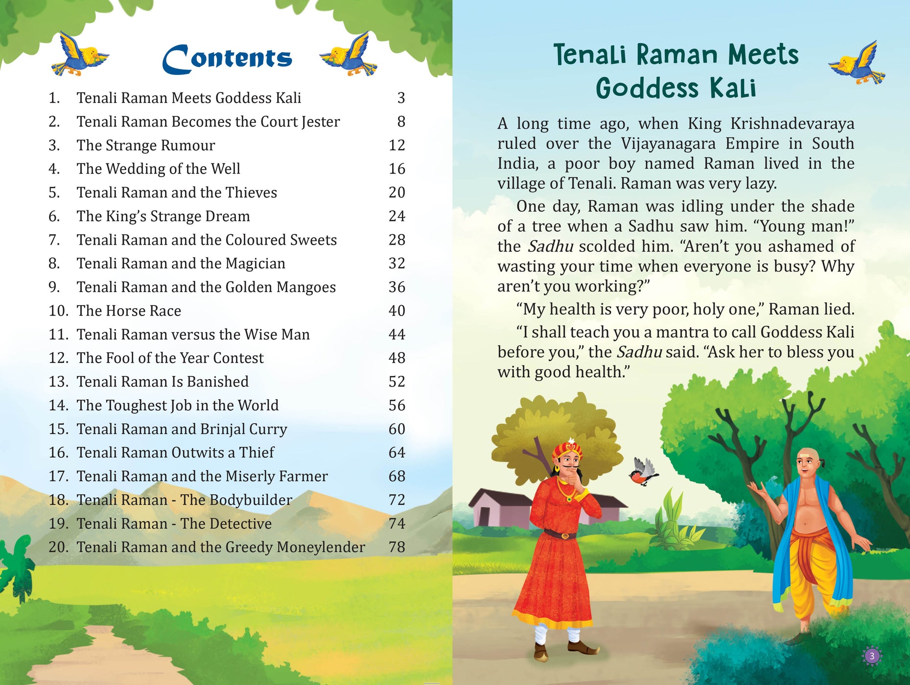 Story Book for Kids -Tenali Raman Stories (Hardbound Book) — Maple Press