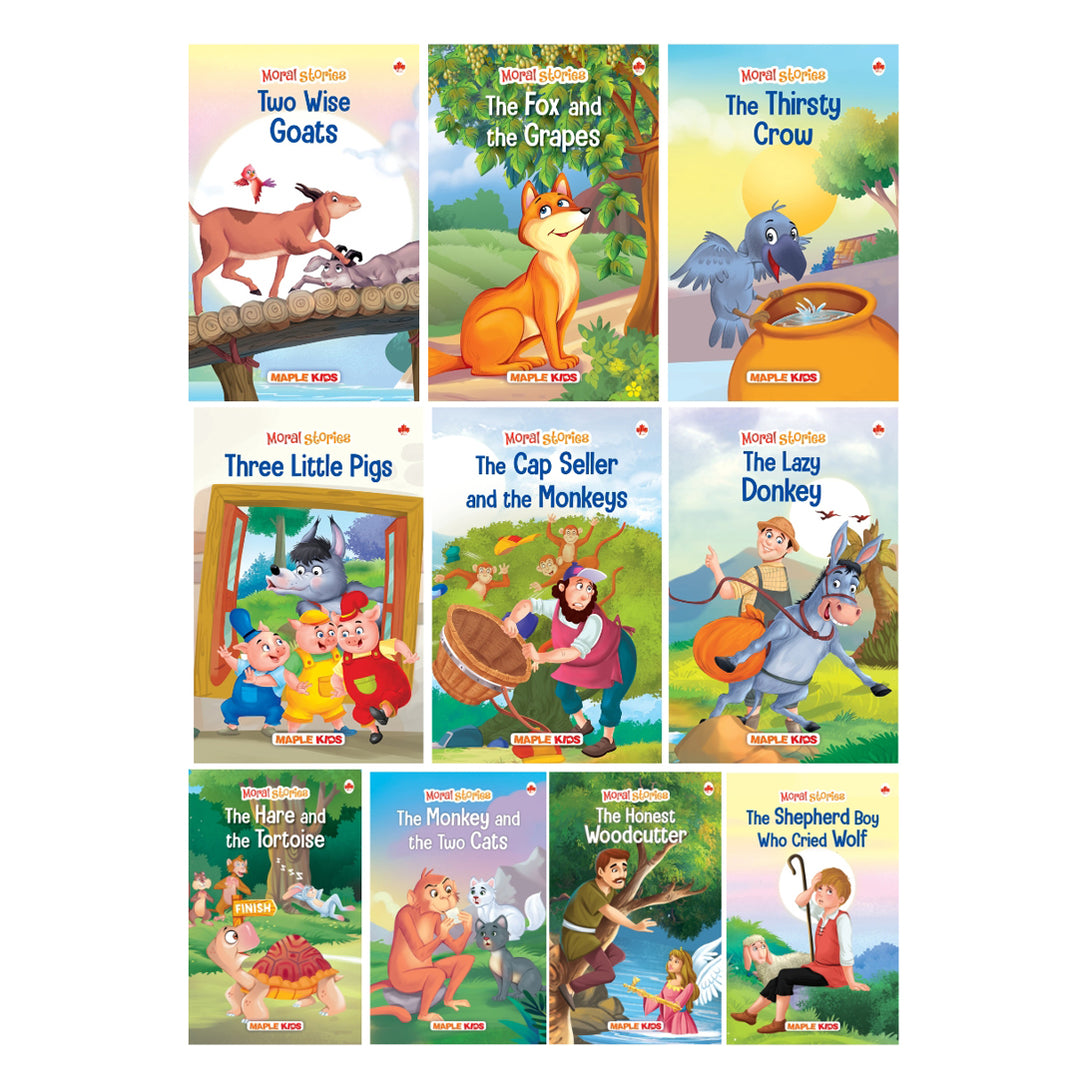 Moral Story Books for Kids (Set of 10 Books) — Maple Press