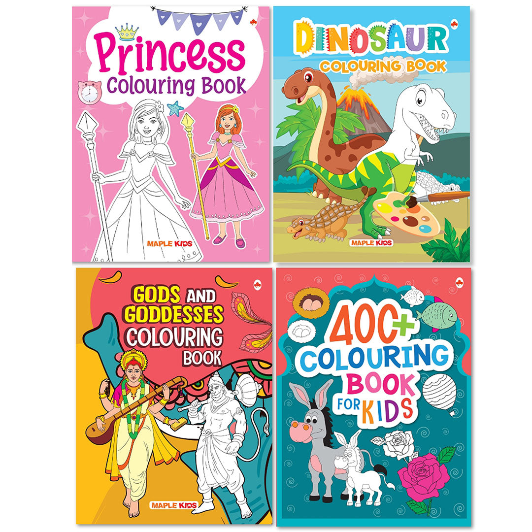 Colouring Books (Set of 4 Books) — Maple Press