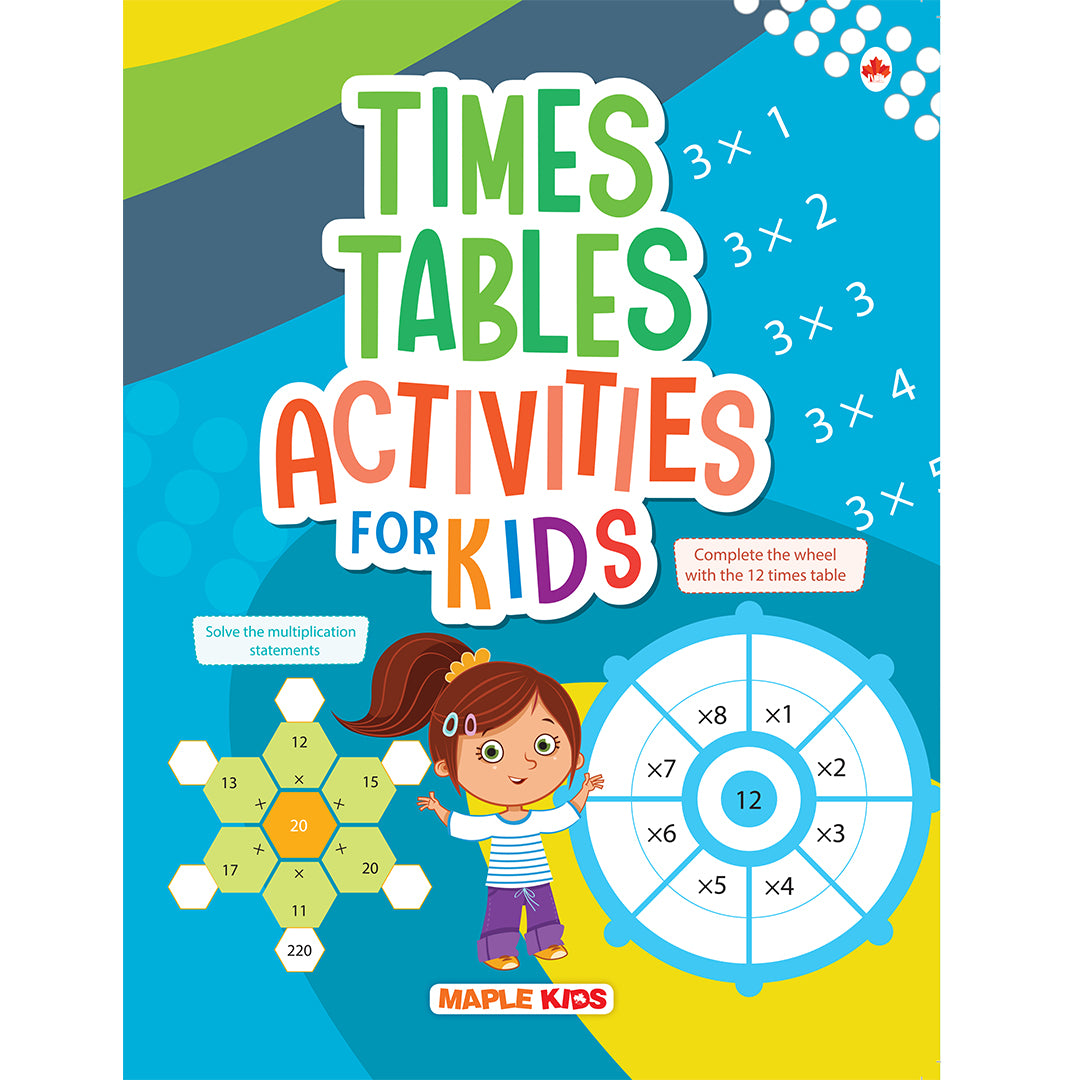 Times Tables Activity Book for Kids — Maple Press