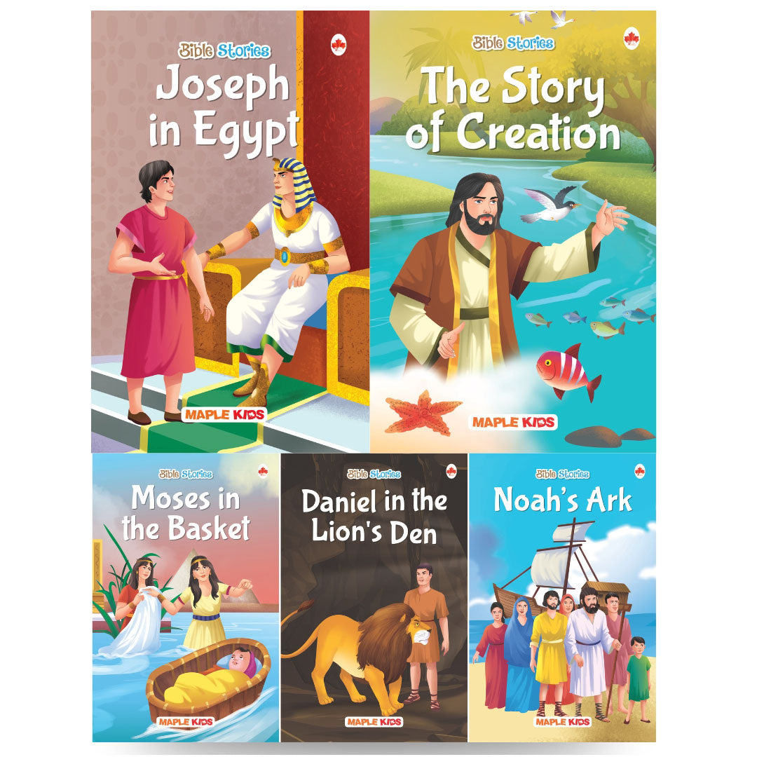 Story Books for Kids - Bible Stories (Set of 5 books) — Maple Press