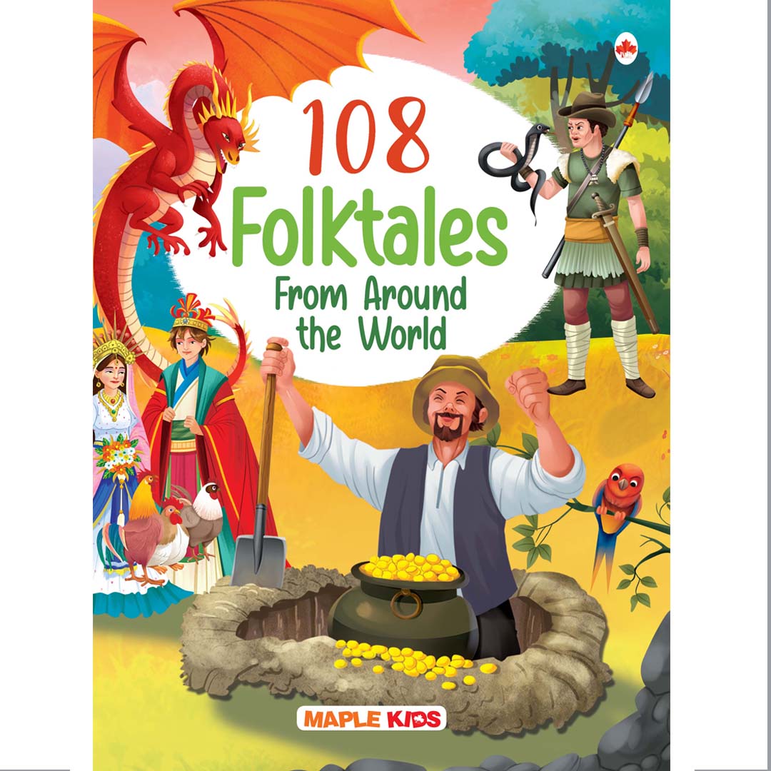 108 Folktales from Around the World (Illustrated) — Maple Press