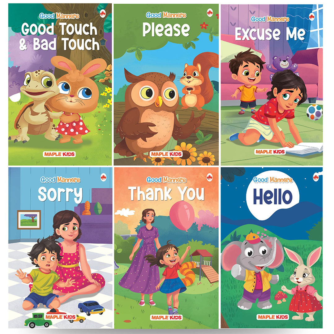 Story Books for Kids - Good Manners (Set of 6 Books) — Maple Press