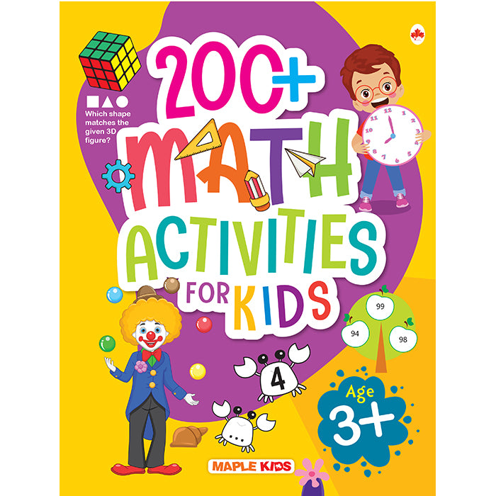Math Activity Book for Kids - 200+ Activities — Maple Press