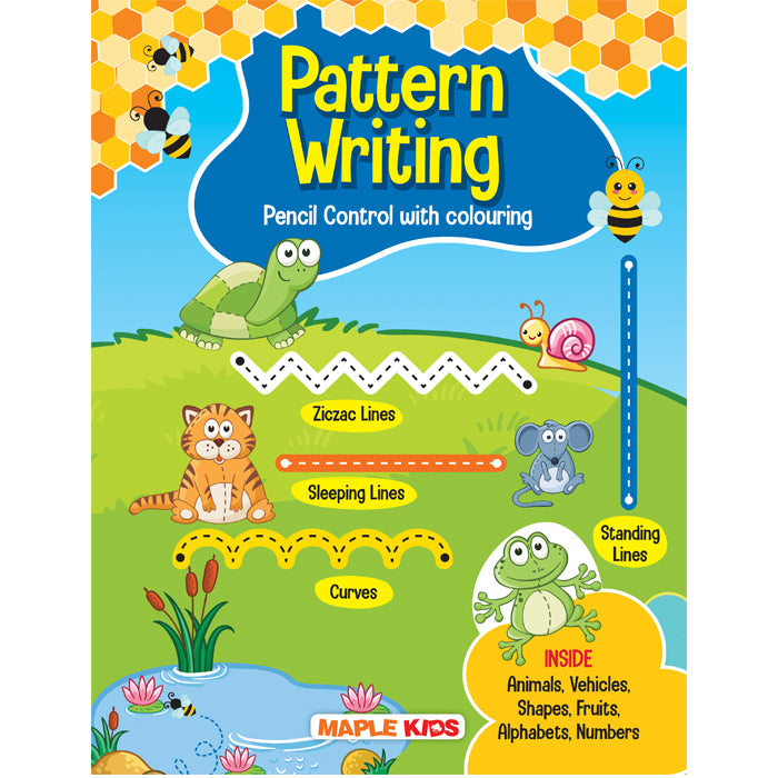 Pattern Writing - Pencil Control with Colouring — Maple Press