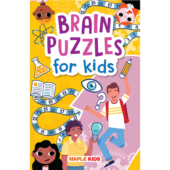 Brain Puzzles for Kids - 100+ activities — Maple Press