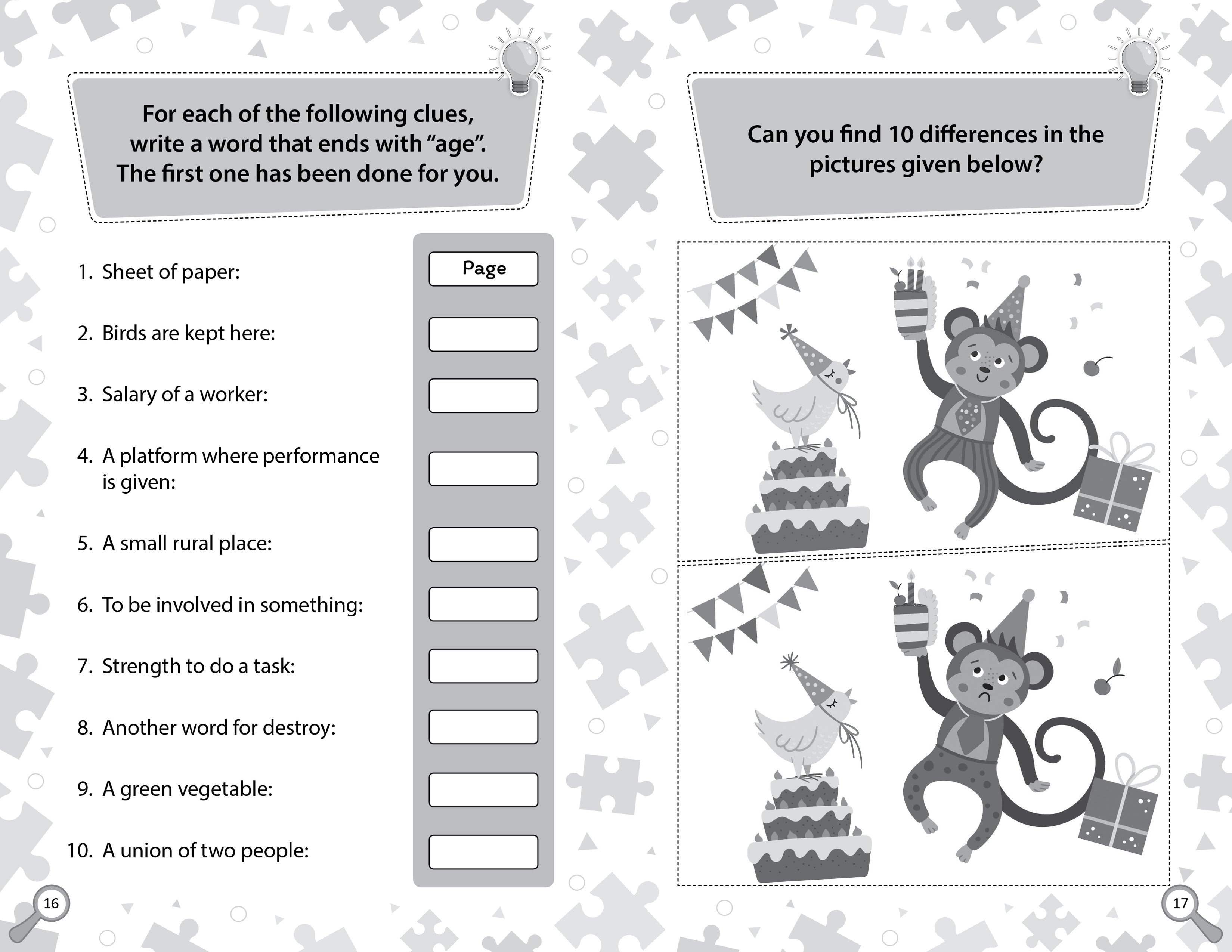 Brain Puzzles for Kids - 100+ activities — Maple Press